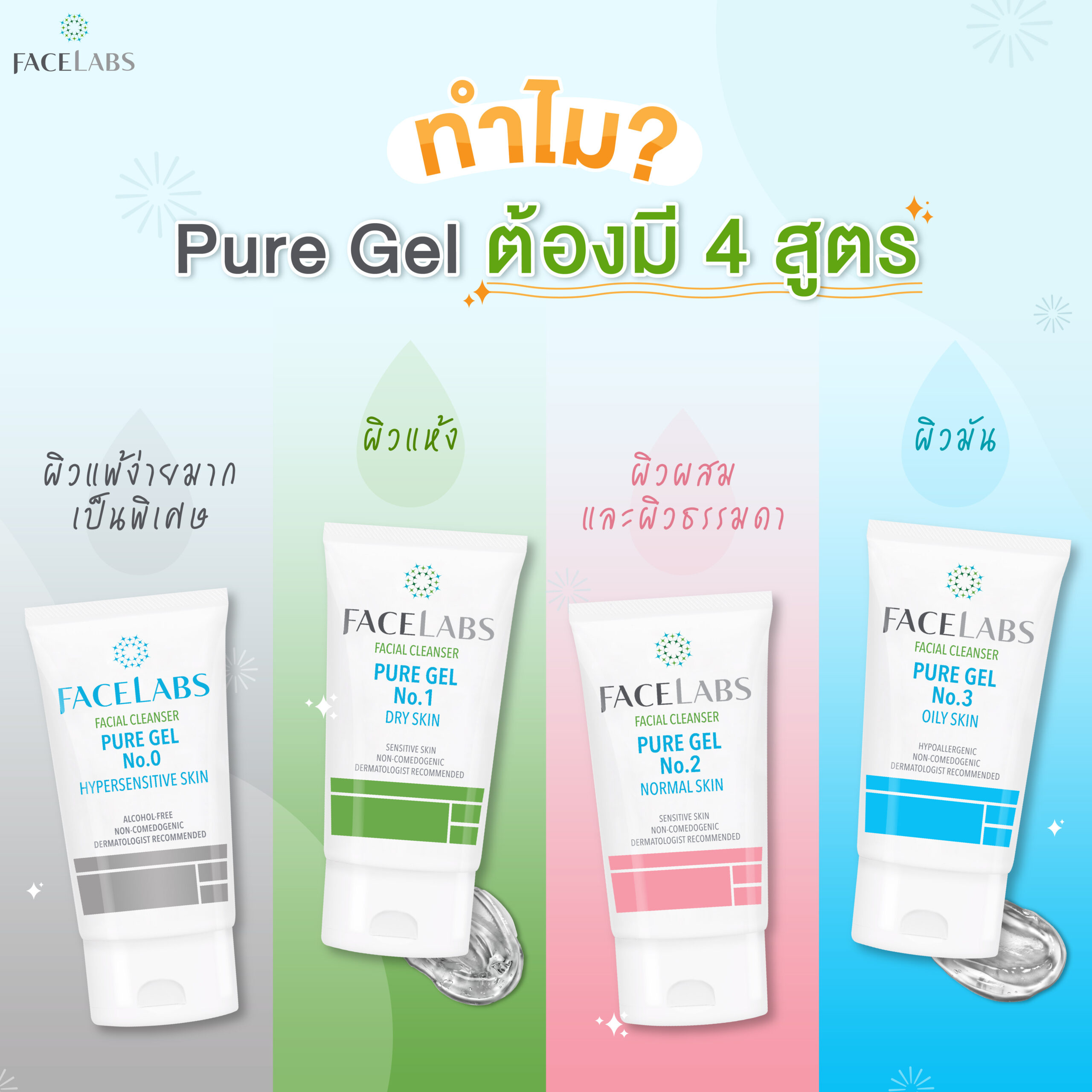 10 Fact About Facial Cleanser Pure Gel - FACELABS THAILAND