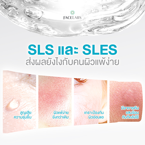 SLS และ SLES คืออะไร ? เกี่ยวข้องอย่างไรกับคนมีผิวแพ้ง่าย - FACELABS ...